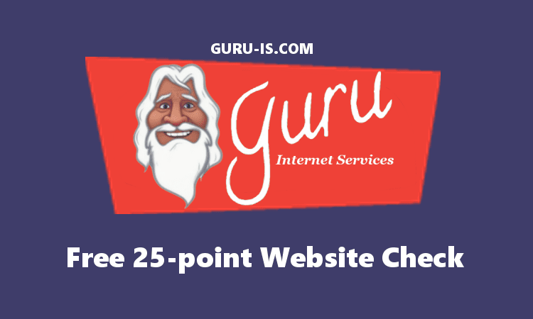 Free Website Audit - Guru Internet Services